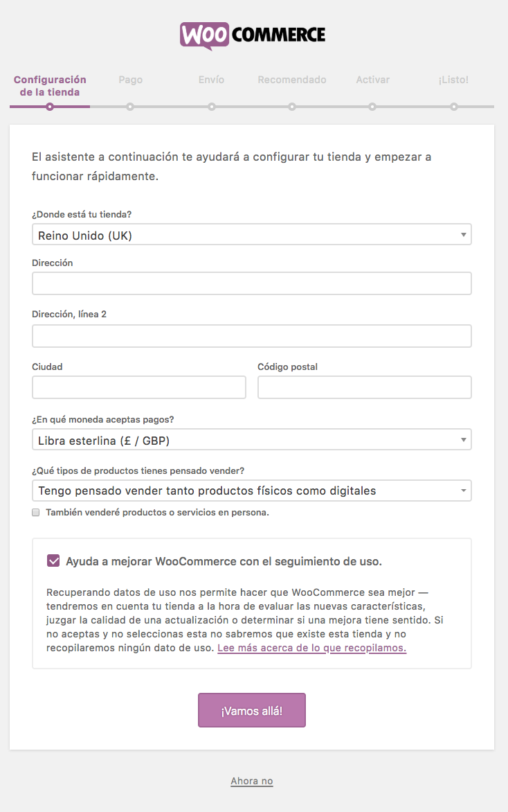 Cómo instalar Woocommerce