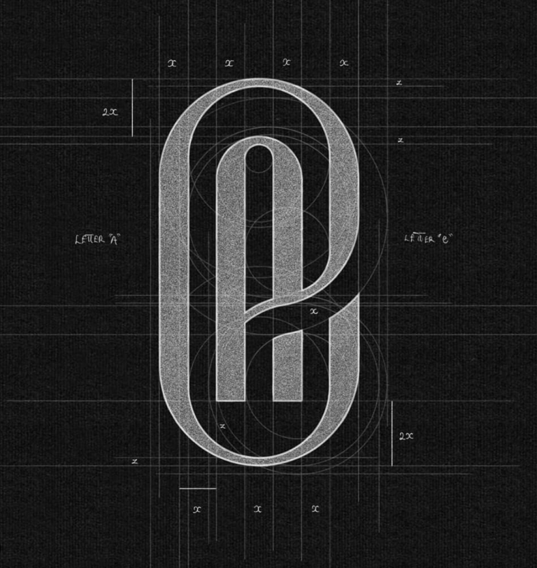 ᐈ Diseñador de letras entrelazadas para logos, tatuajes, o bodas.